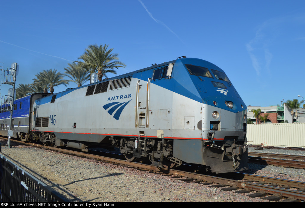 AMTK 146 Departing Fullerton